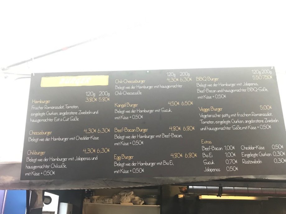 Burger essen in Stuttgart: Eat a Cut in Wangen | Hubert-testet